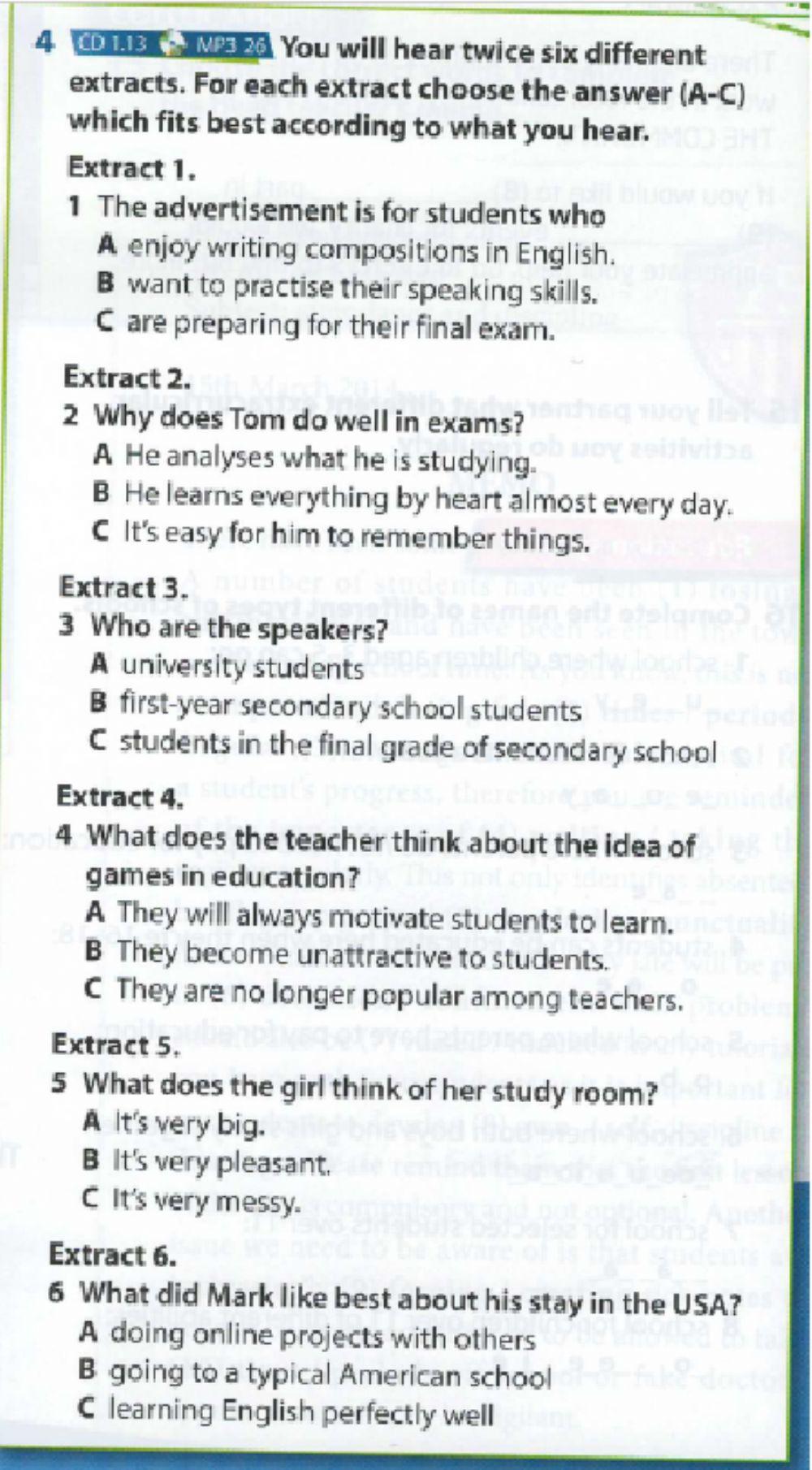 School listening activity | Live Worksheets