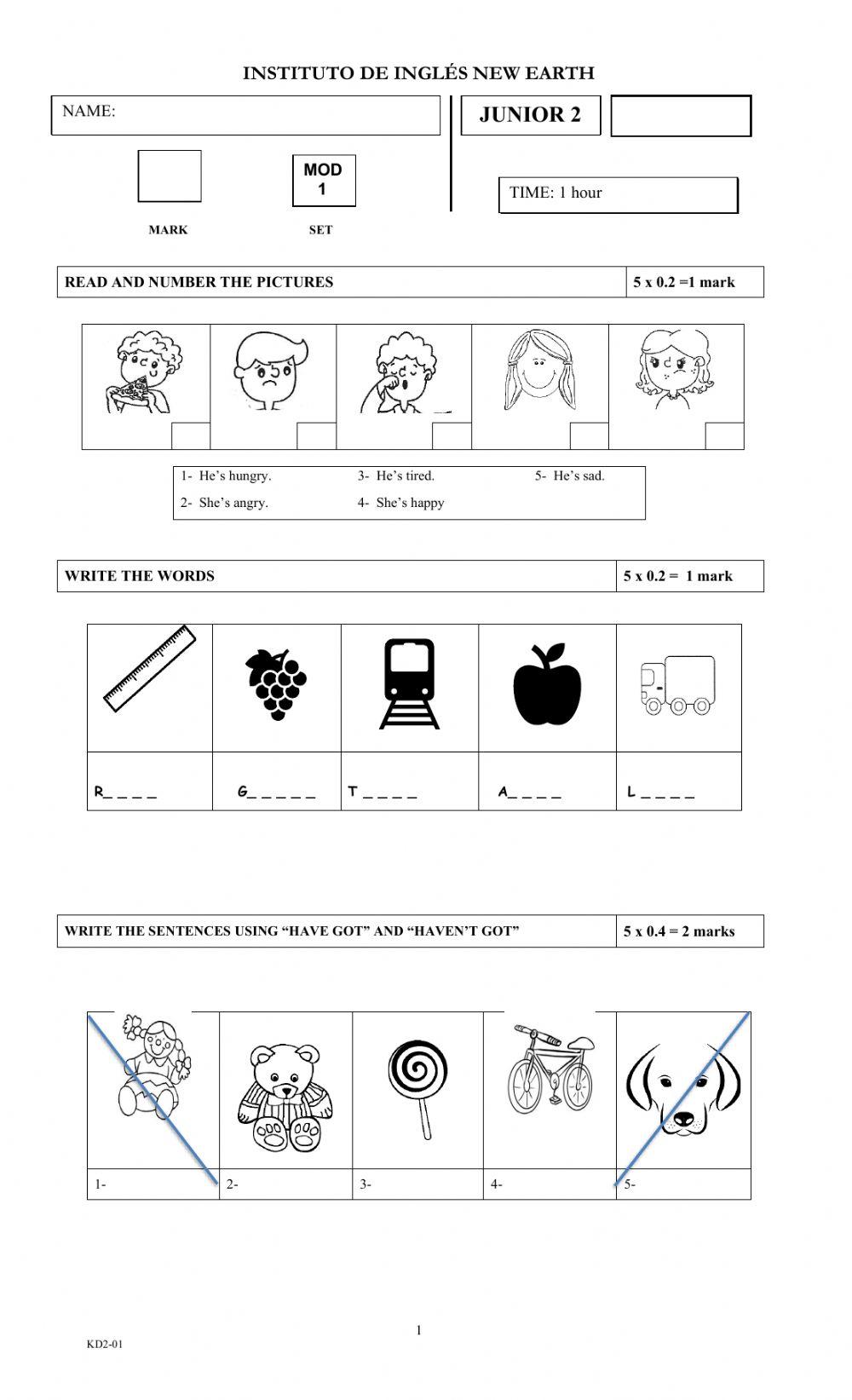 Examen final Junior 2 1206 | belenchaza | Live