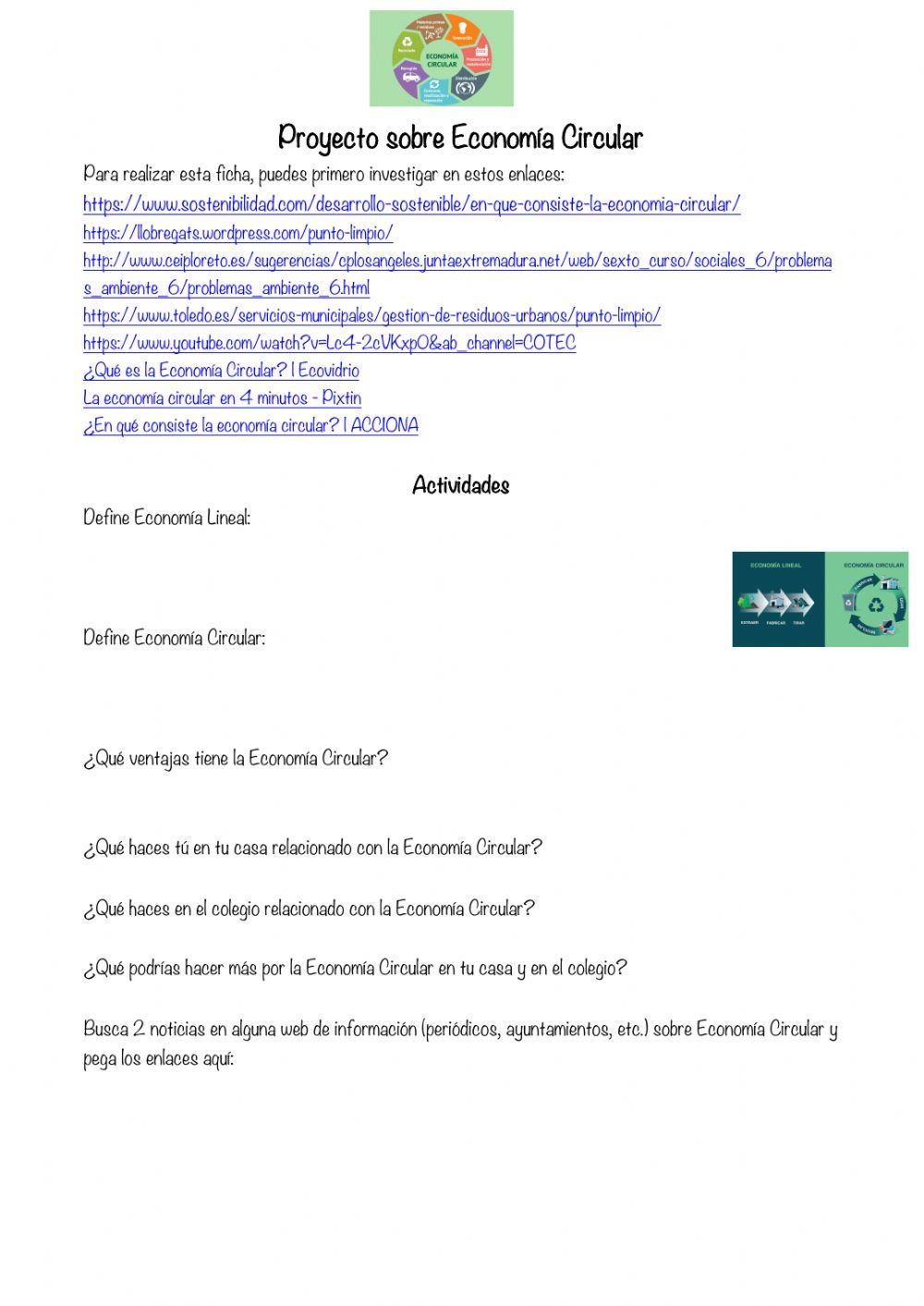 Economía Circul… | Free Interactive Worksheets | 585735