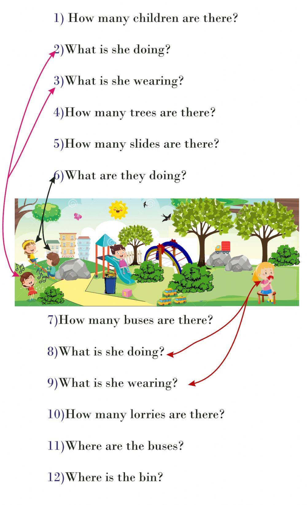 Look and answer | Live Worksheets