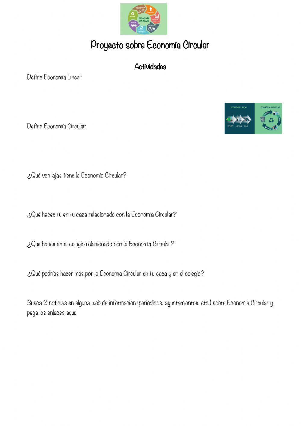 Economía Circul… | Free Interactive Worksheets | 586629