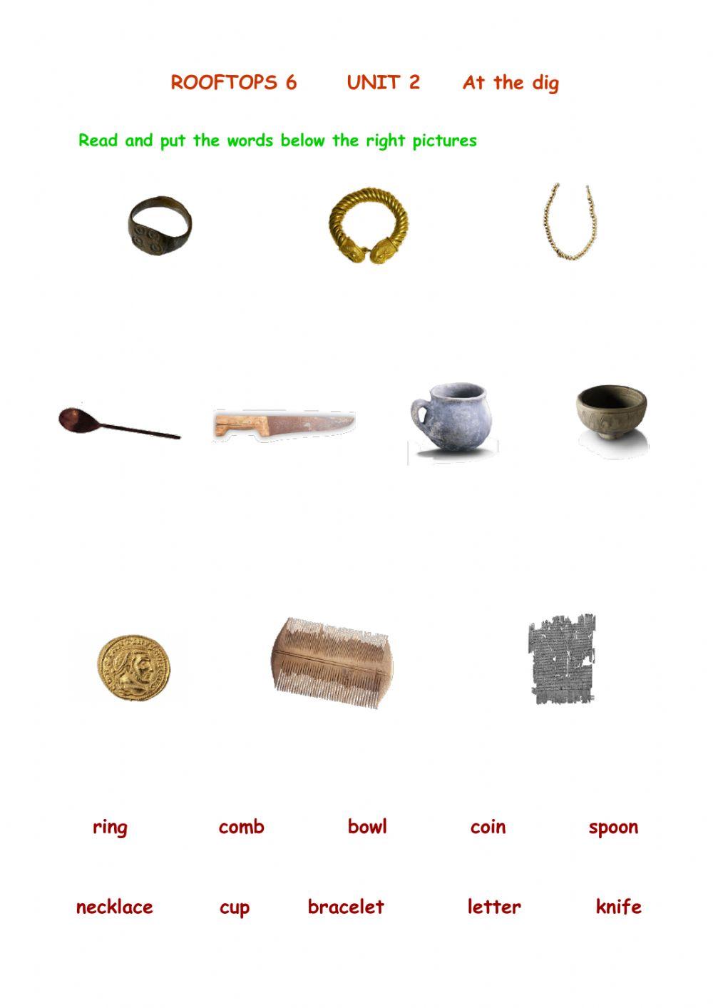 Rooftops 6 Unit 1 worksheet | Live Worksheets