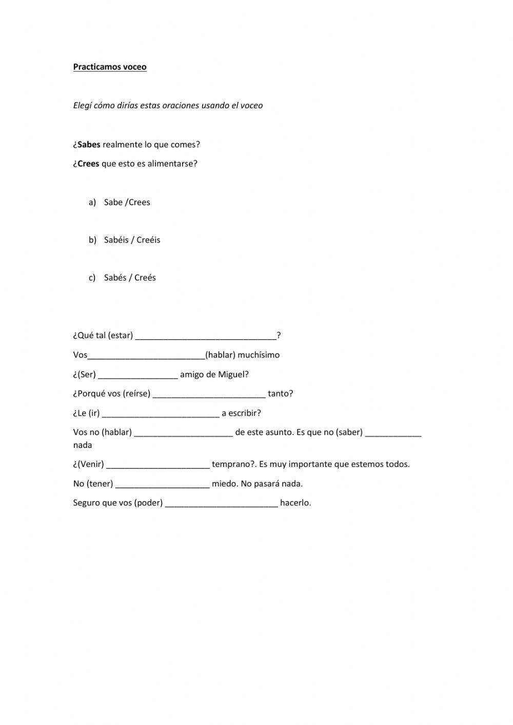 Español interactive activity for elemental | Live Worksheets