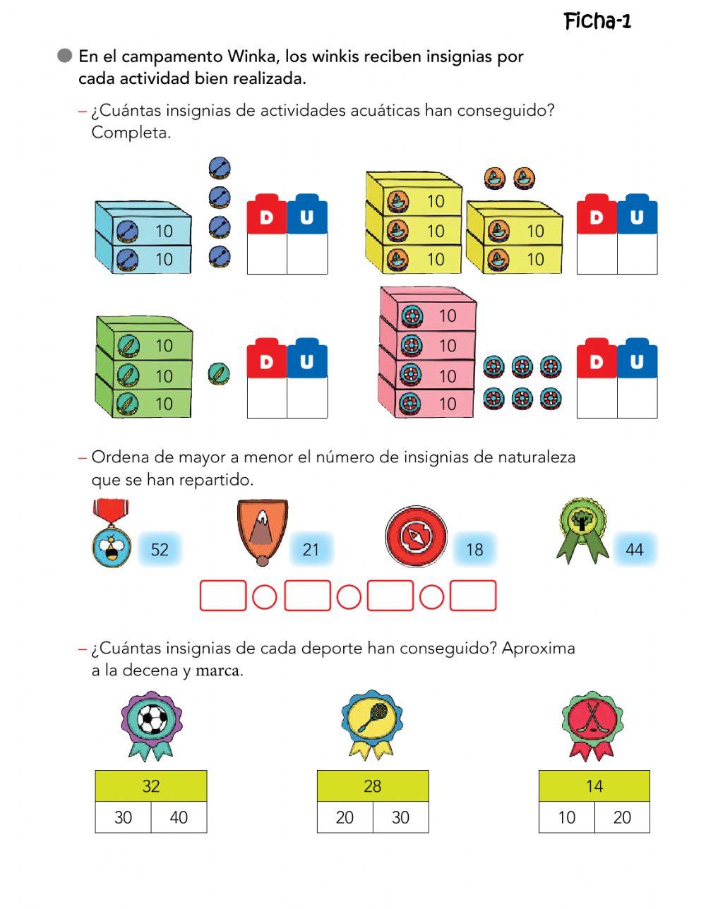 Ficha-1-1 worksheet | Live Worksheets