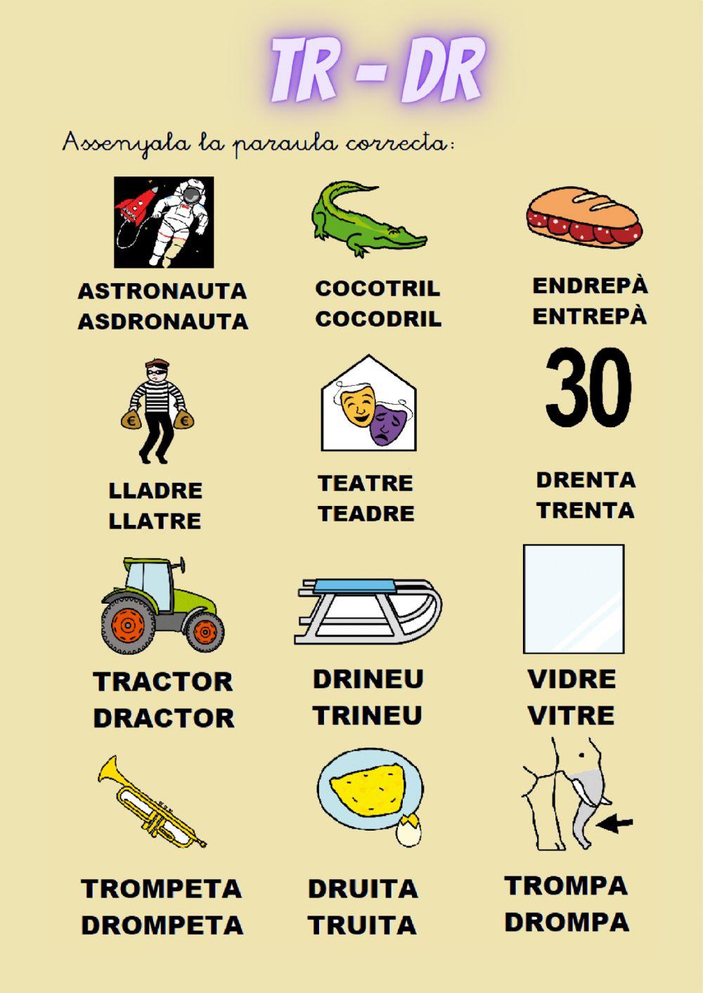 Tr-dr 2 worksheet | Live Worksheets