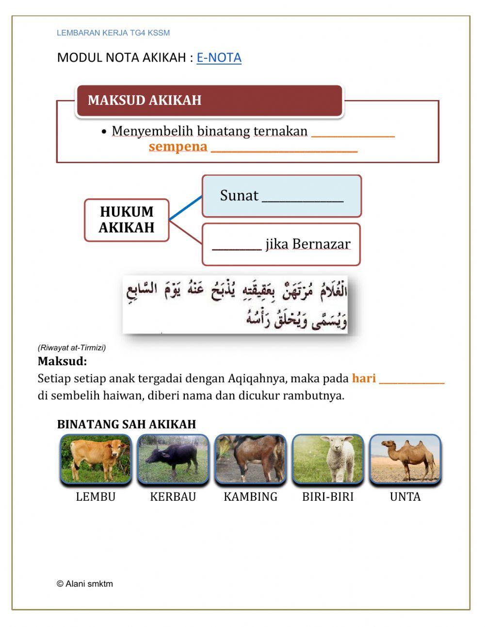 ULANGKAJI NOTA … | Free Interactive Worksheets | 4549261