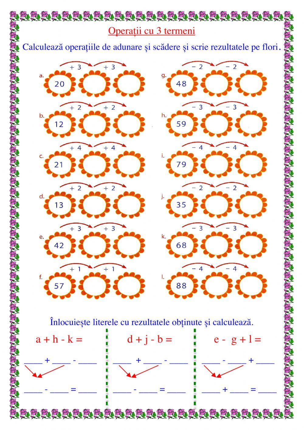 Repetăm adunare… | Free Interactive Worksheets | 589970