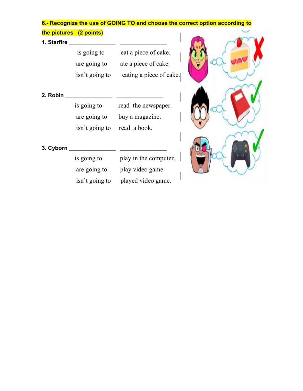 First partial evaluation December 6th grade online exercise for | Live Worksheets