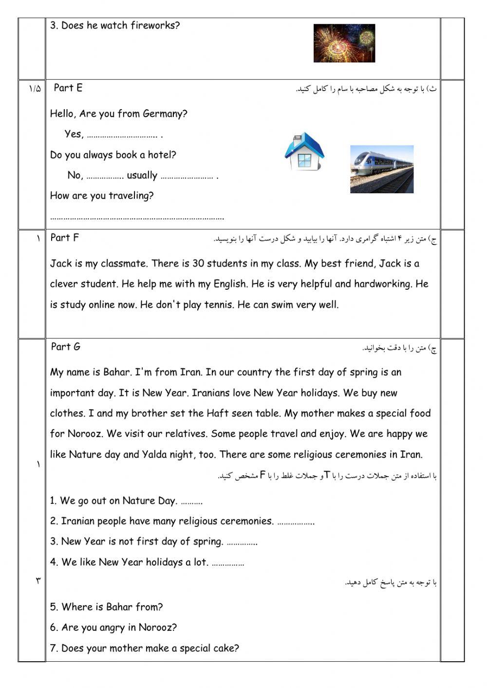 Grade 9 Midterm worksheet | Live Worksheets