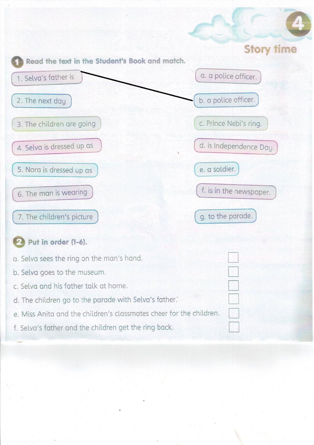 CEFR y4 Prince Nebi's Ring 2 worksheet | Live Worksheets