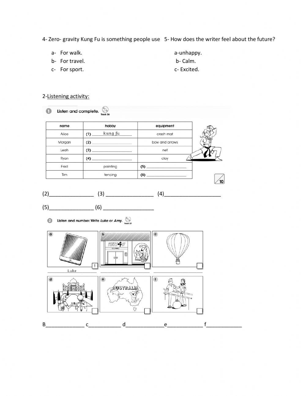 Exam entrance level 6 worksheet | Live Worksheets