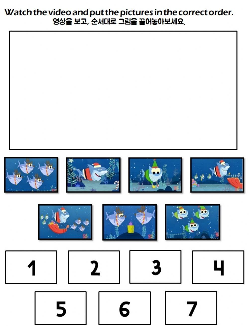 Santa Shark online exercise for | Live Worksheets