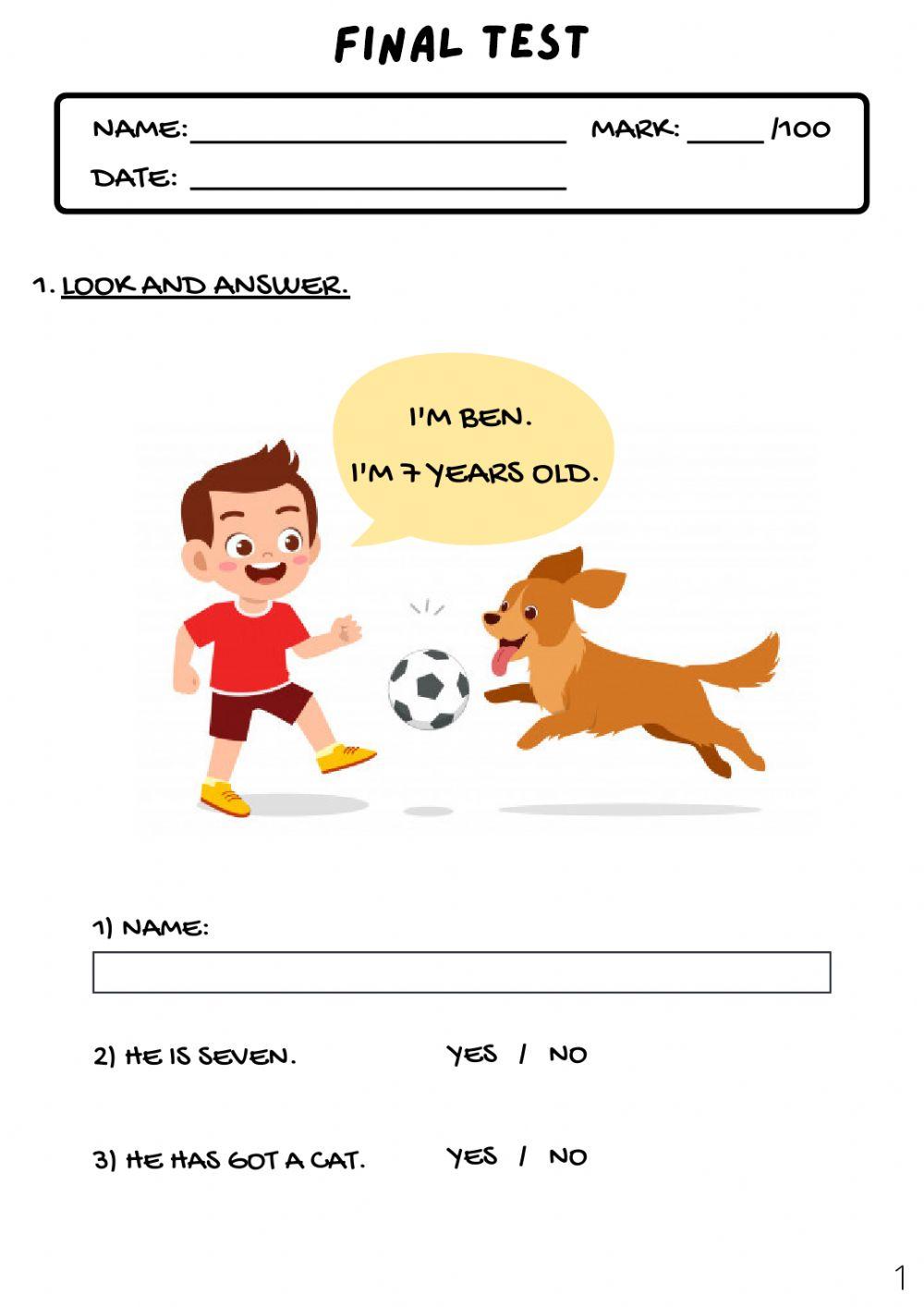 Kinder 1 worksheet | Live Worksheets