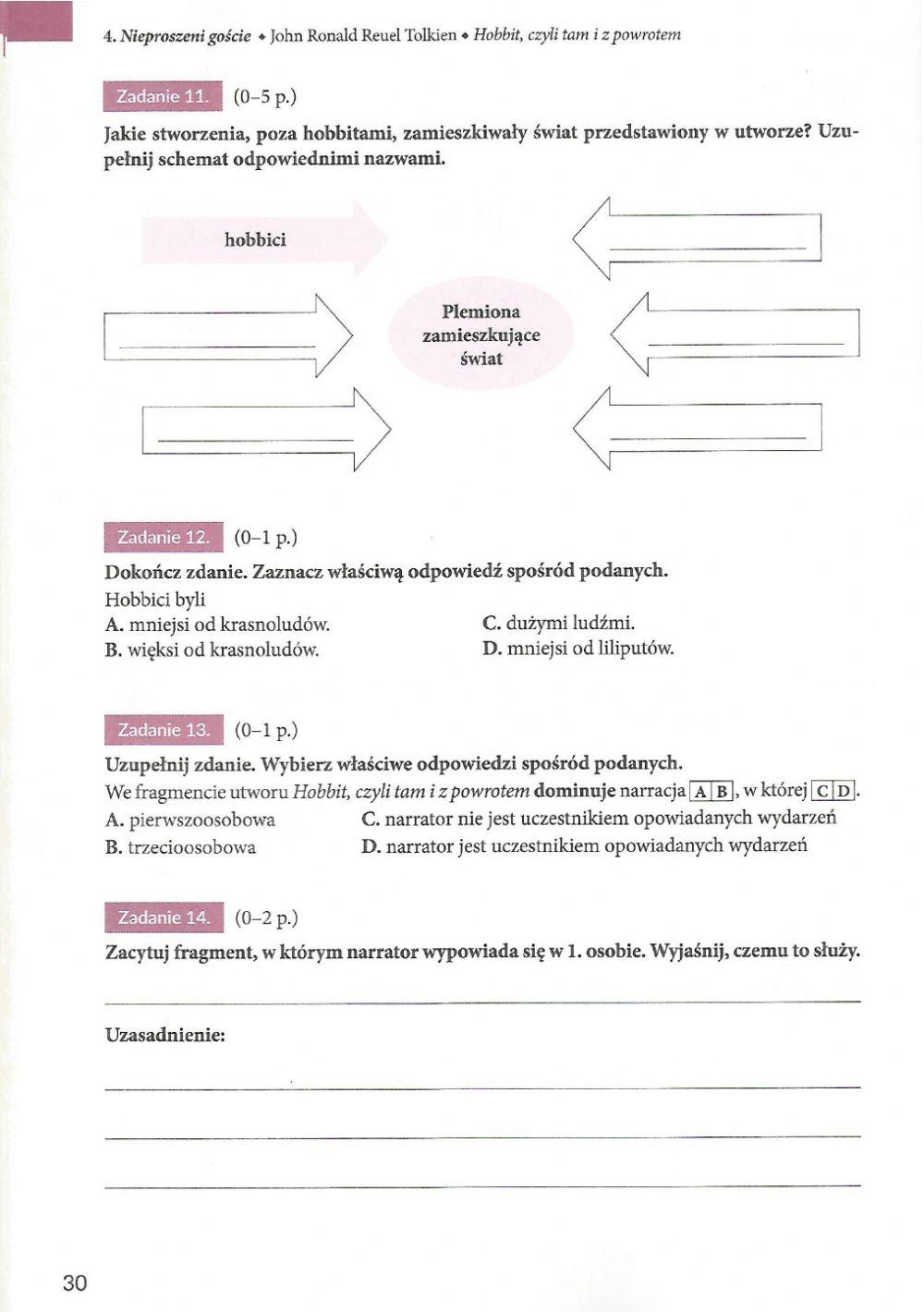 Hobbit online exercise for | Live Worksheets