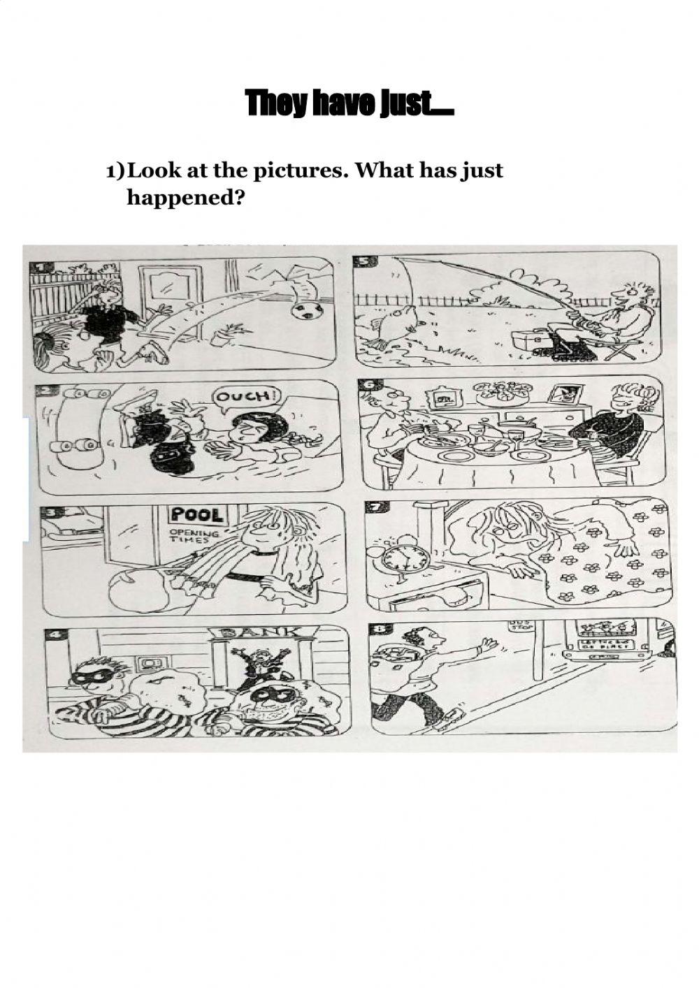 They have just... worksheet | Live Worksheets