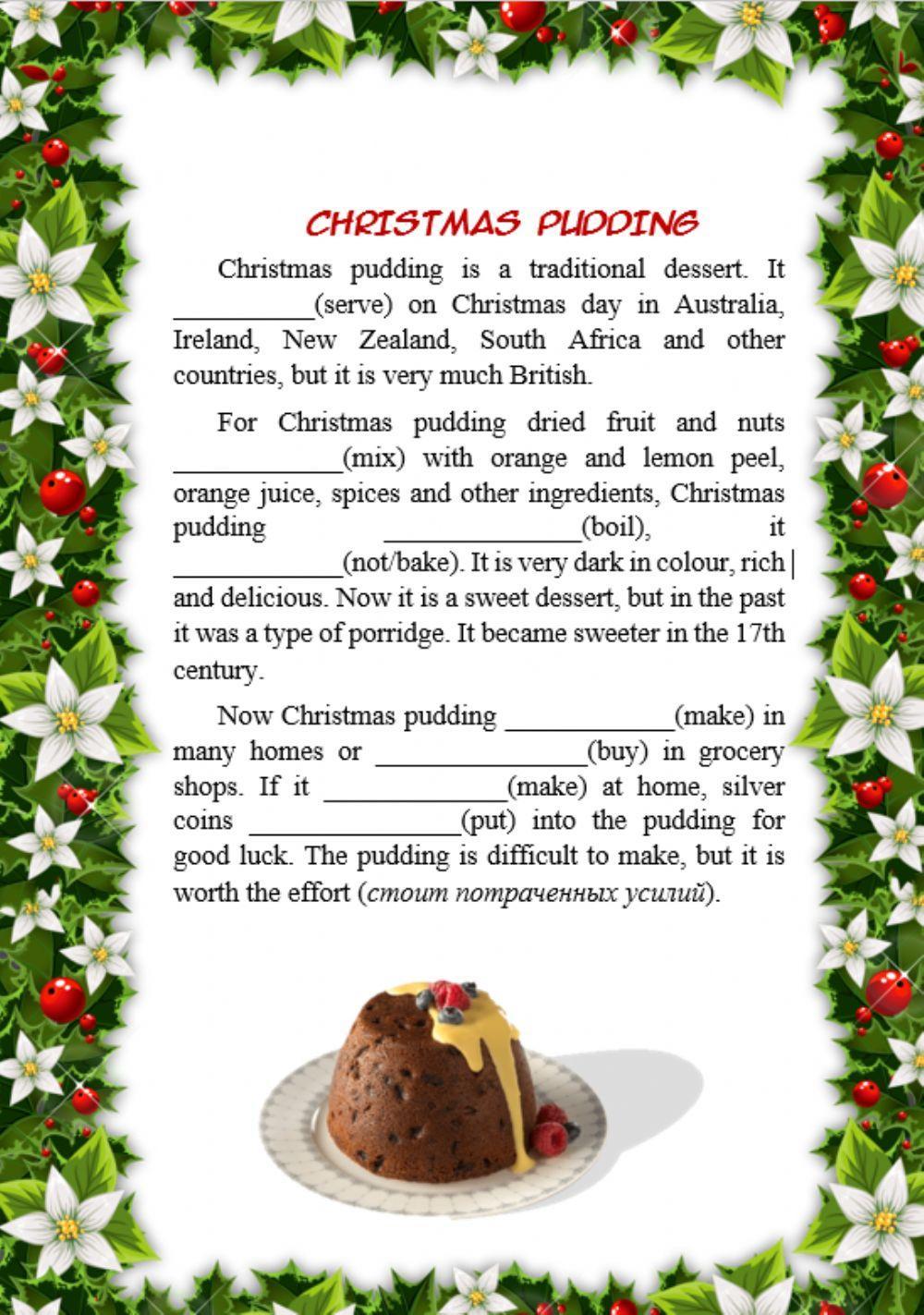595799 | Chrismas Pudding | Olga Luskha | LiveWorksheets