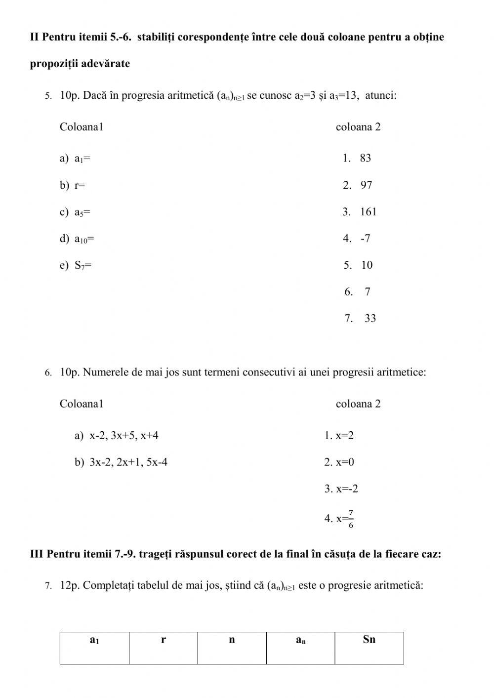 596308 | Progresii aritmetice | Bulgăr Delia