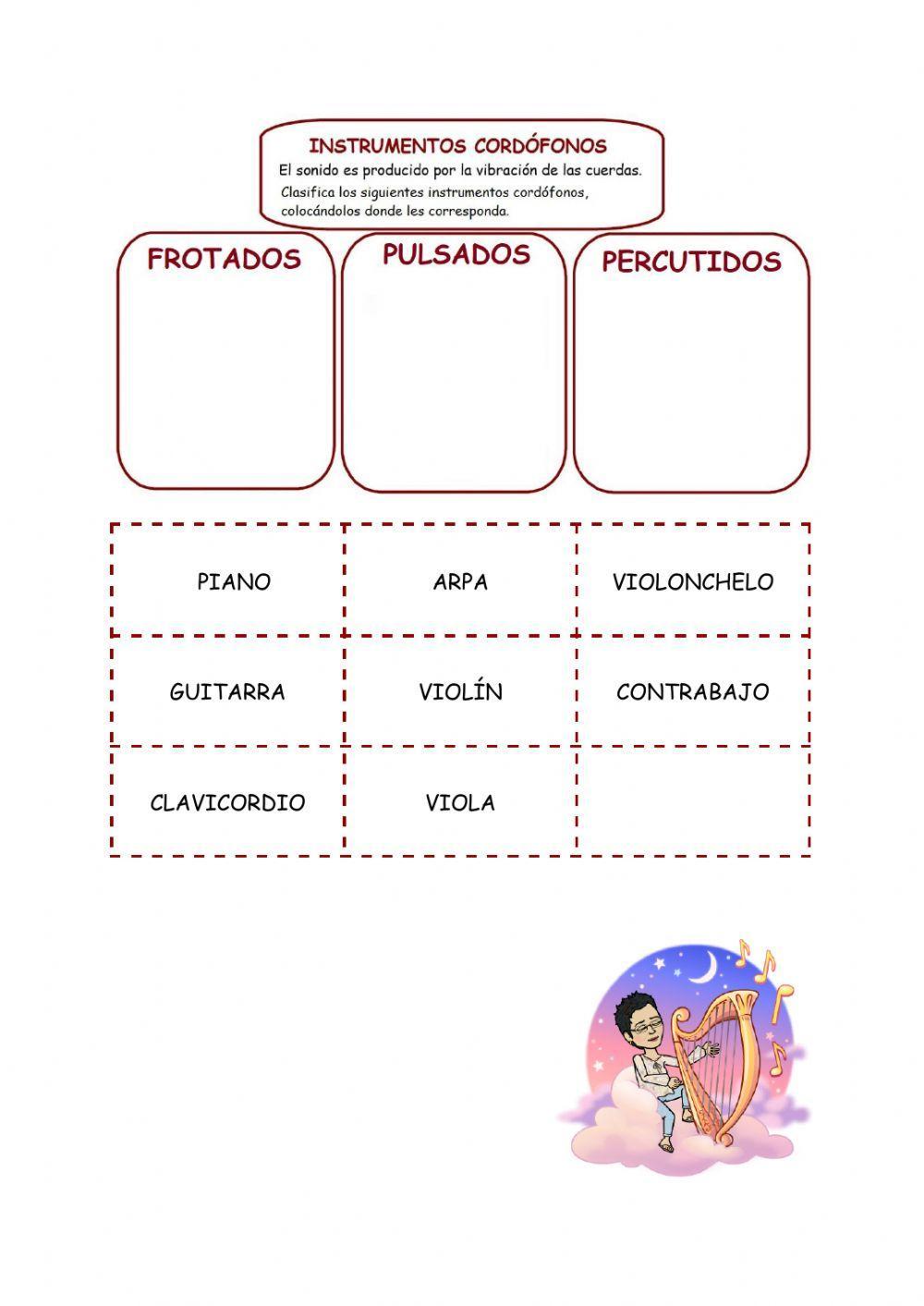 Clasificación c… | Free Interactive Worksheets | 597323