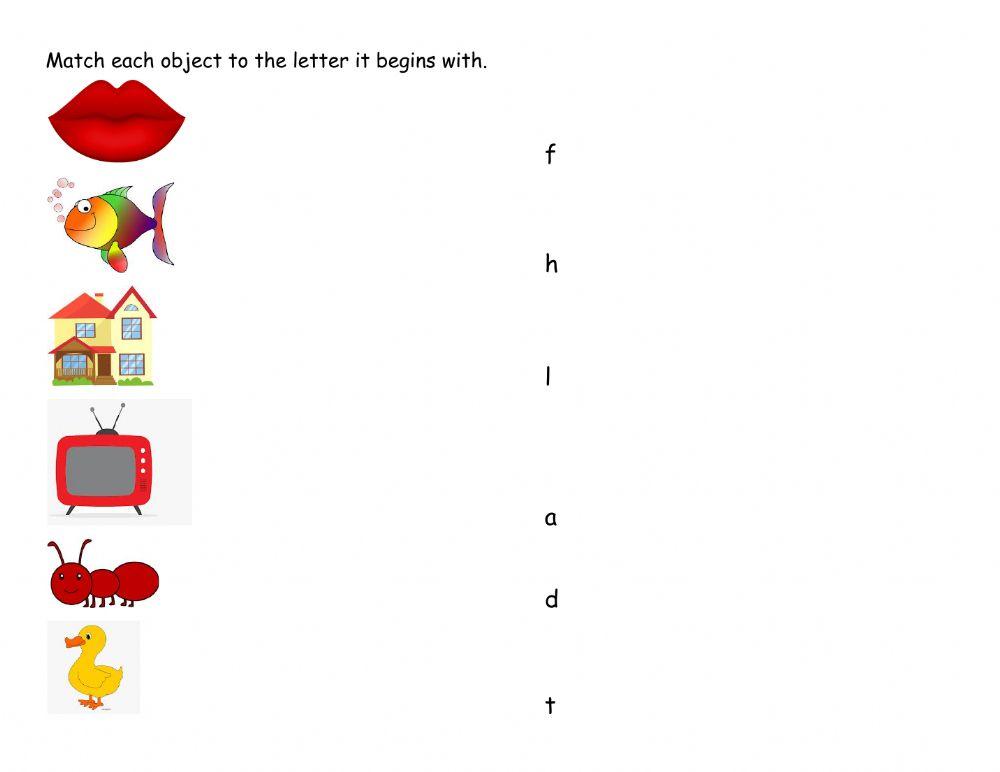 Letter sounds - Revision worksheet | Live Worksheets