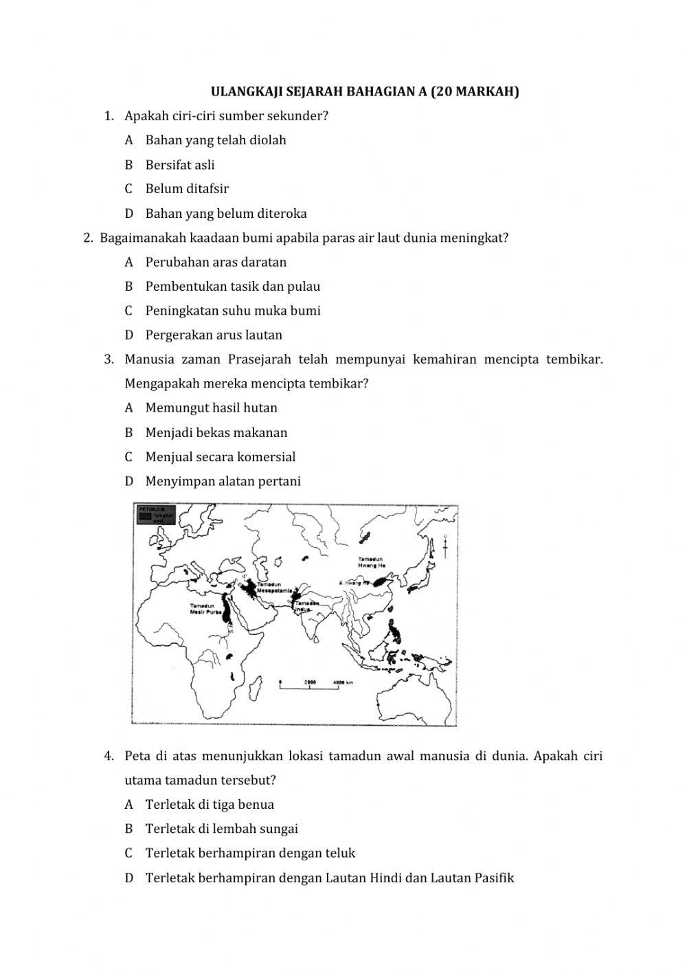 LATIHAN BAHAGIAN A (20 SOALAN OBJEKTIF | junmea0101