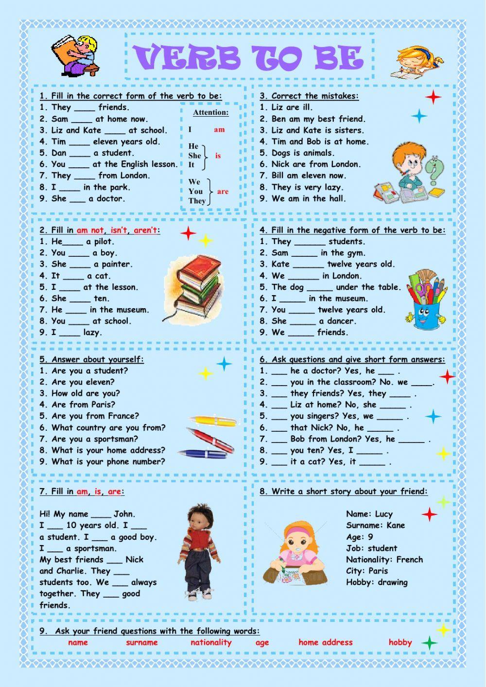 To be forms | Free Interactive Worksheets | 598384