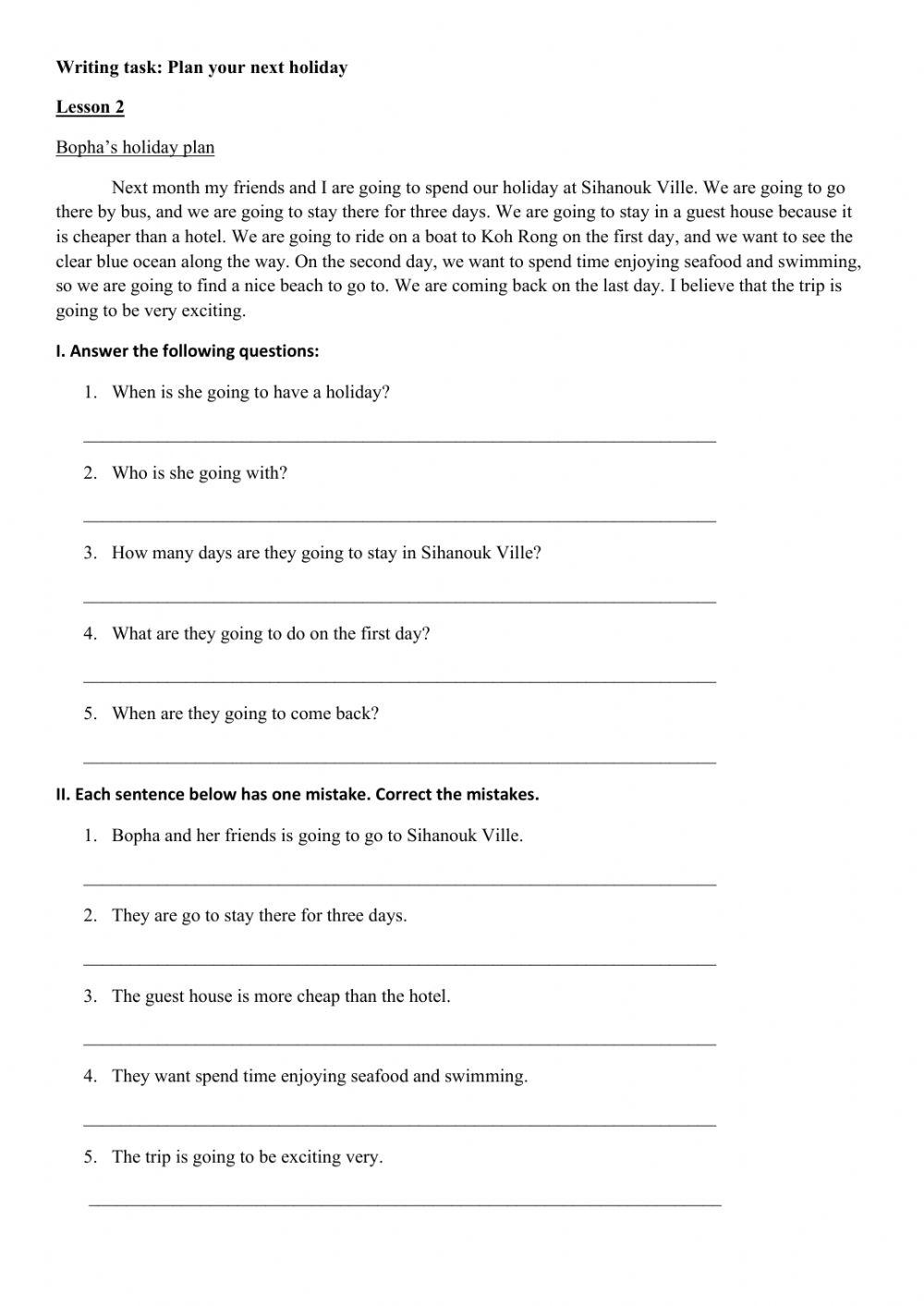GEP 3 - Writing Practice 2 worksheet | Live Worksheets