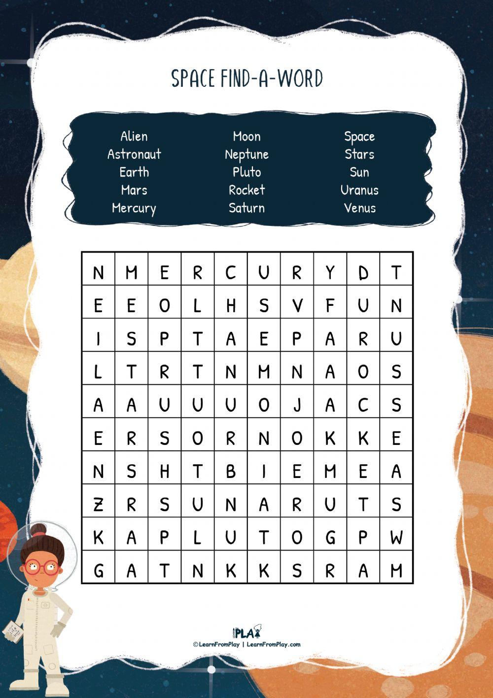 NSS - Find-A-Word worksheet | Live Worksheets