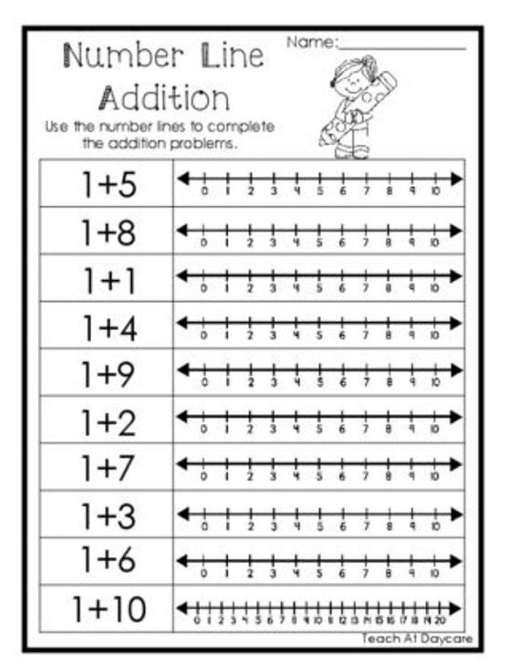 Addition Using Number Line Interactive Worksheet Live Worksheets addition-using-number-line-interactive-worksheet-live-worksheets