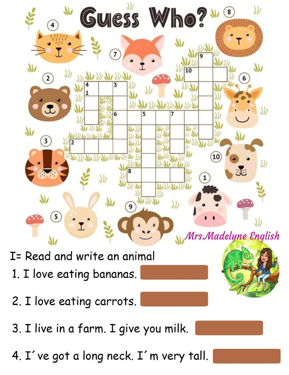 556719 | Guess the animal | Mrs. Madelyne