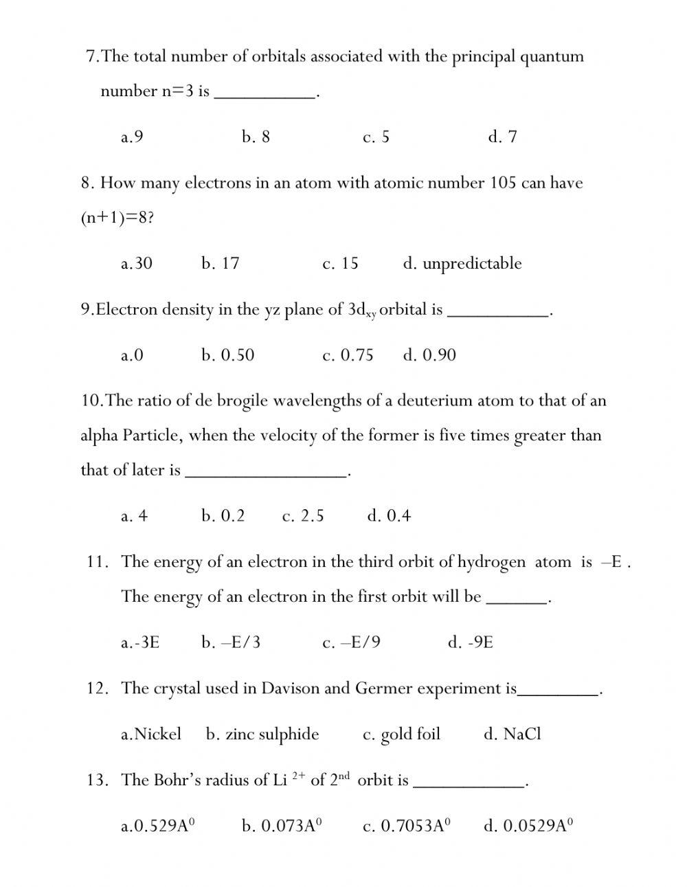 11 chemistry worksheet 1 0249 | Clunysalem2 | Live
