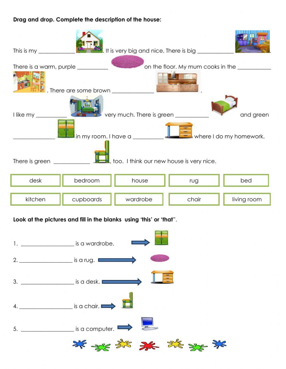 557813 | At home | Milana | LiveWorksheets