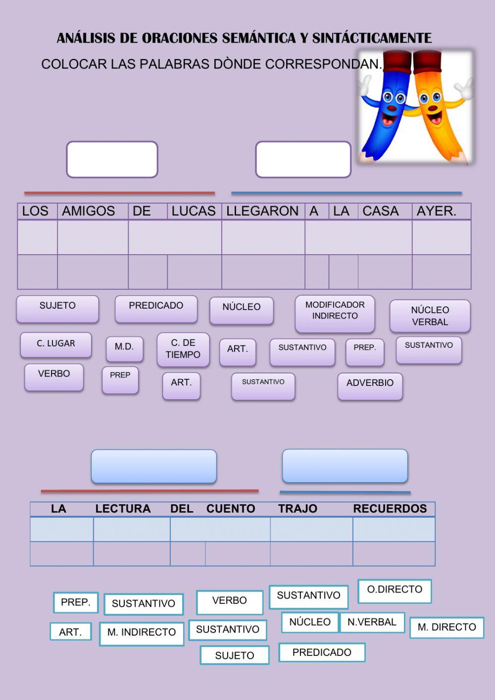 ANALISIS SINTACTICO Y SEMANTICO DE ORACIONES QUINTOrec