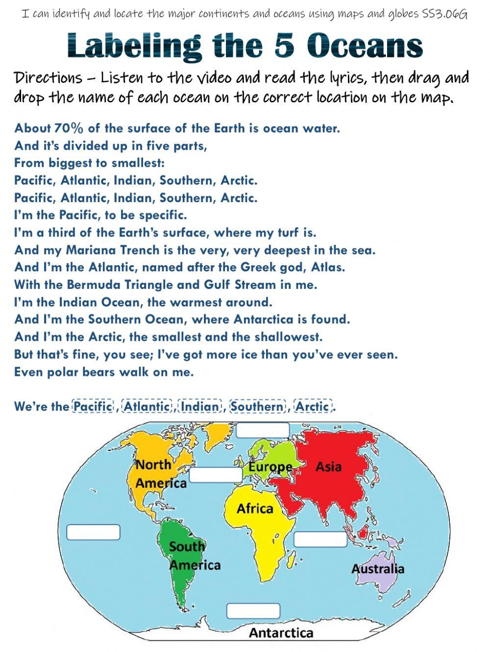 Labeling The 5 Oceans LiveWorksheets 561944 labeling-the-5-oceans-liveworksheets-561944