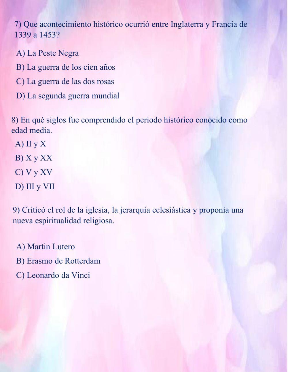 Edad mieda worksheet | Live Worksheets