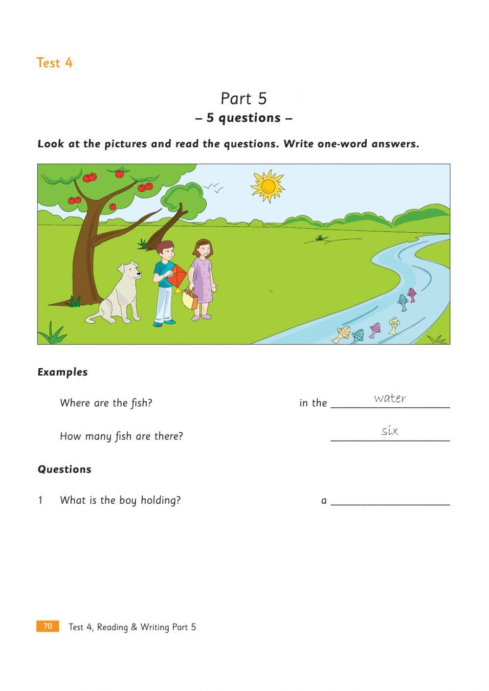 6291860 | Kids 2 - Practice Test 4 - Reading and Writing