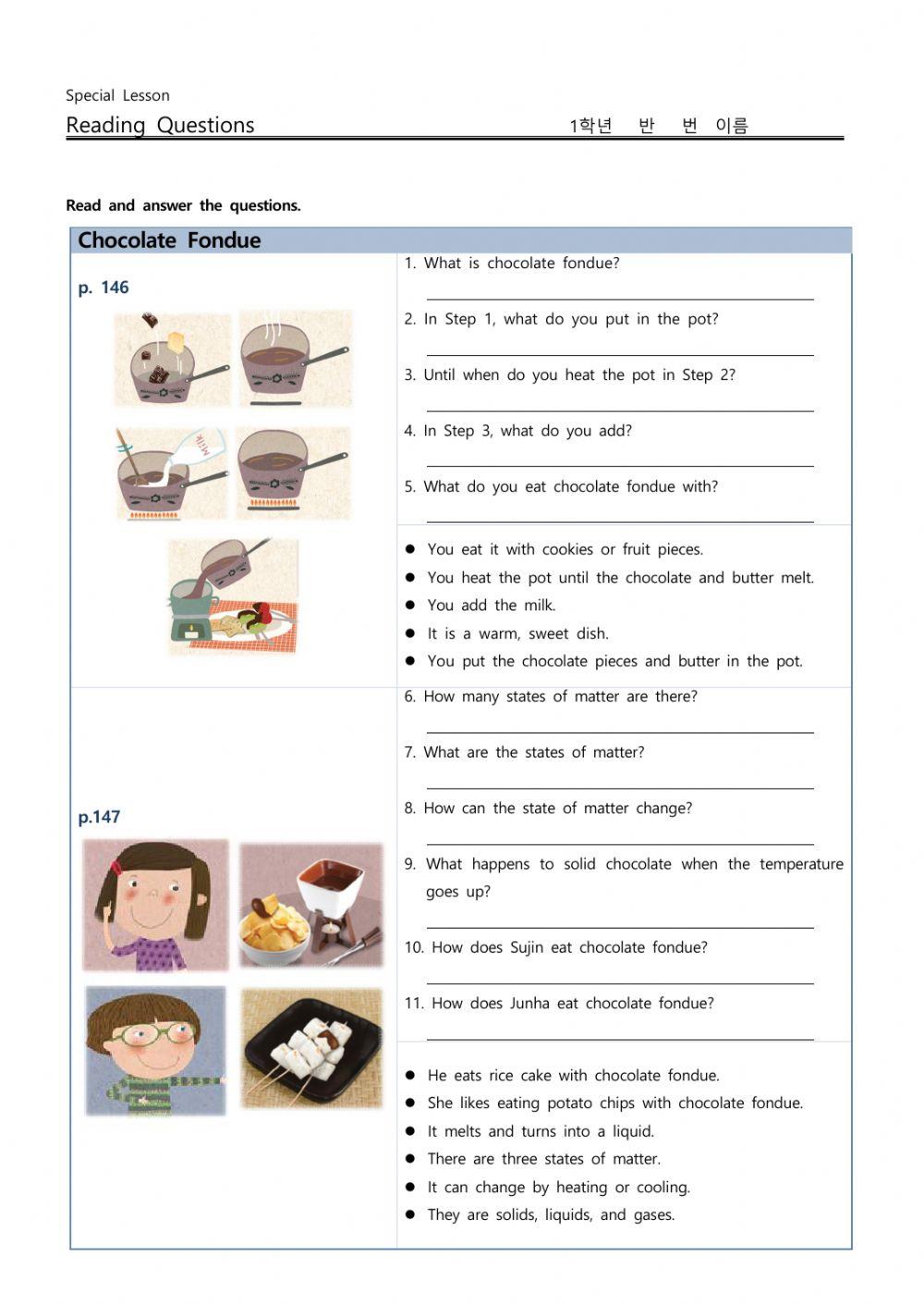 special lesson reading quiz 1st grade online exercise for | Live Worksheets