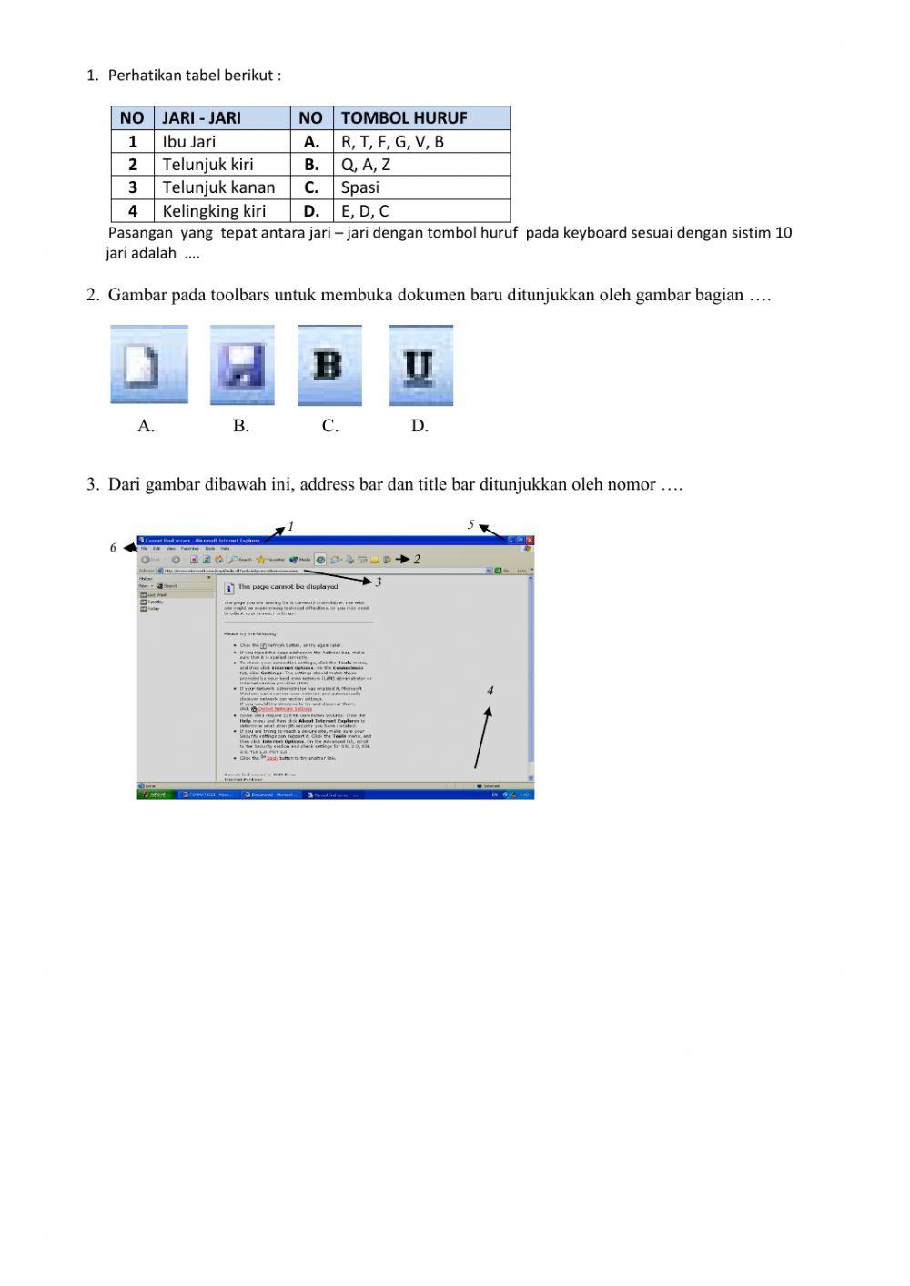 Pengenalan APLIKASI TIK worksheet | Live Worksheets