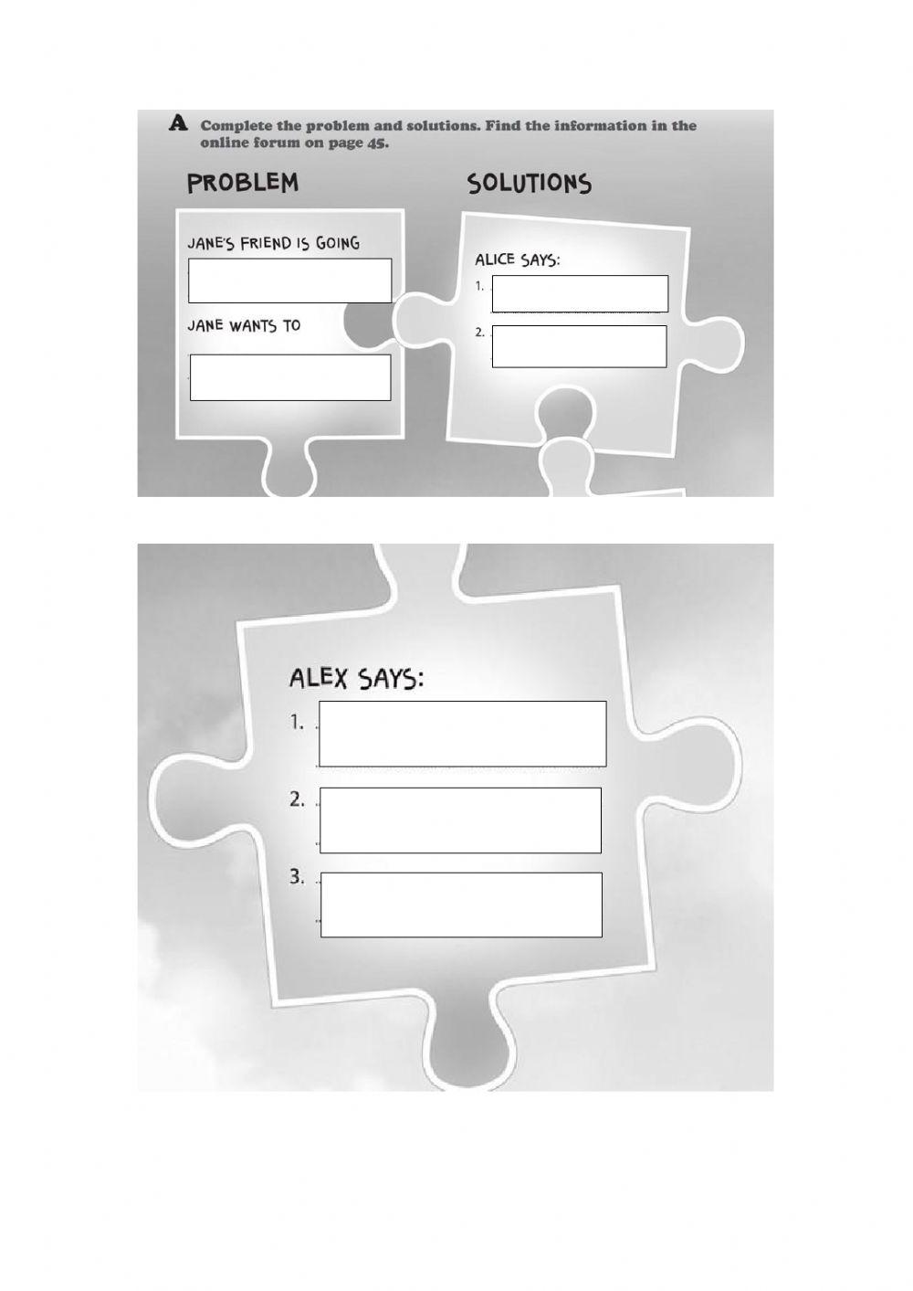 Online Advice worksheet | Live Worksheets