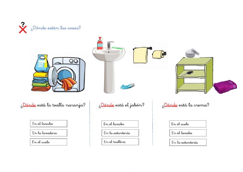 Partículas interrogativas exercise | Live Worksheets