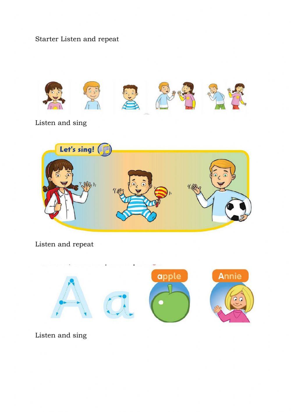 Ff starter worksheet | Live Worksheets