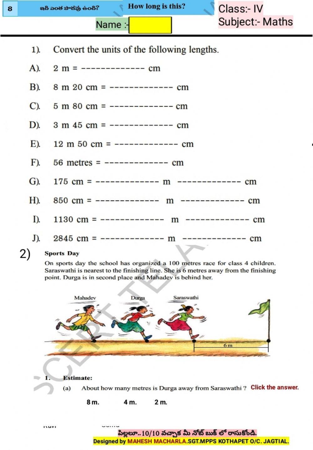4th-MATHS-WS-8-4EM-BY MAHESH MACHARLA worksheet | Live Worksheets