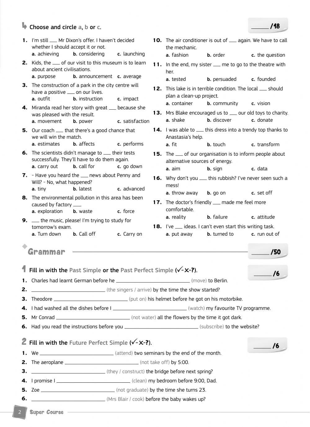 Tech it easy! 4 Test 2 online exercise for | Live Worksheets