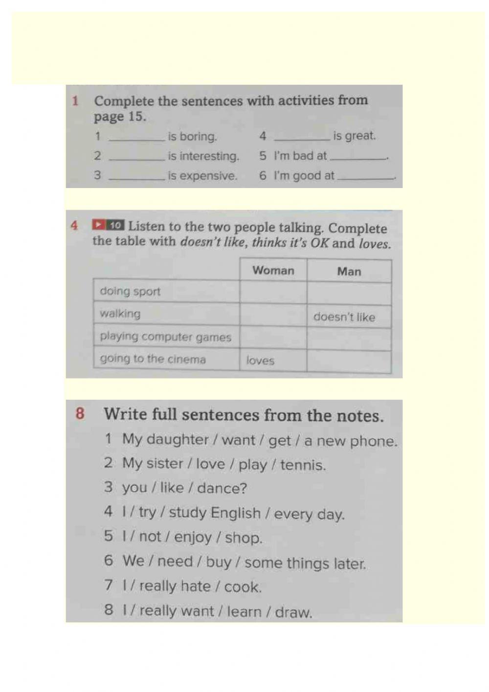 606007 | Activities - Outcomes Elementary