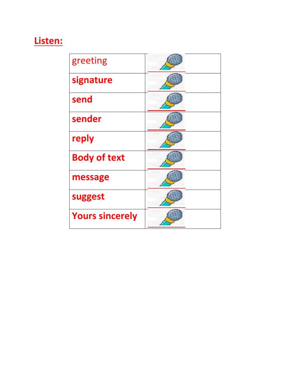 Listen interactive exercise for 11 | Live Worksheets