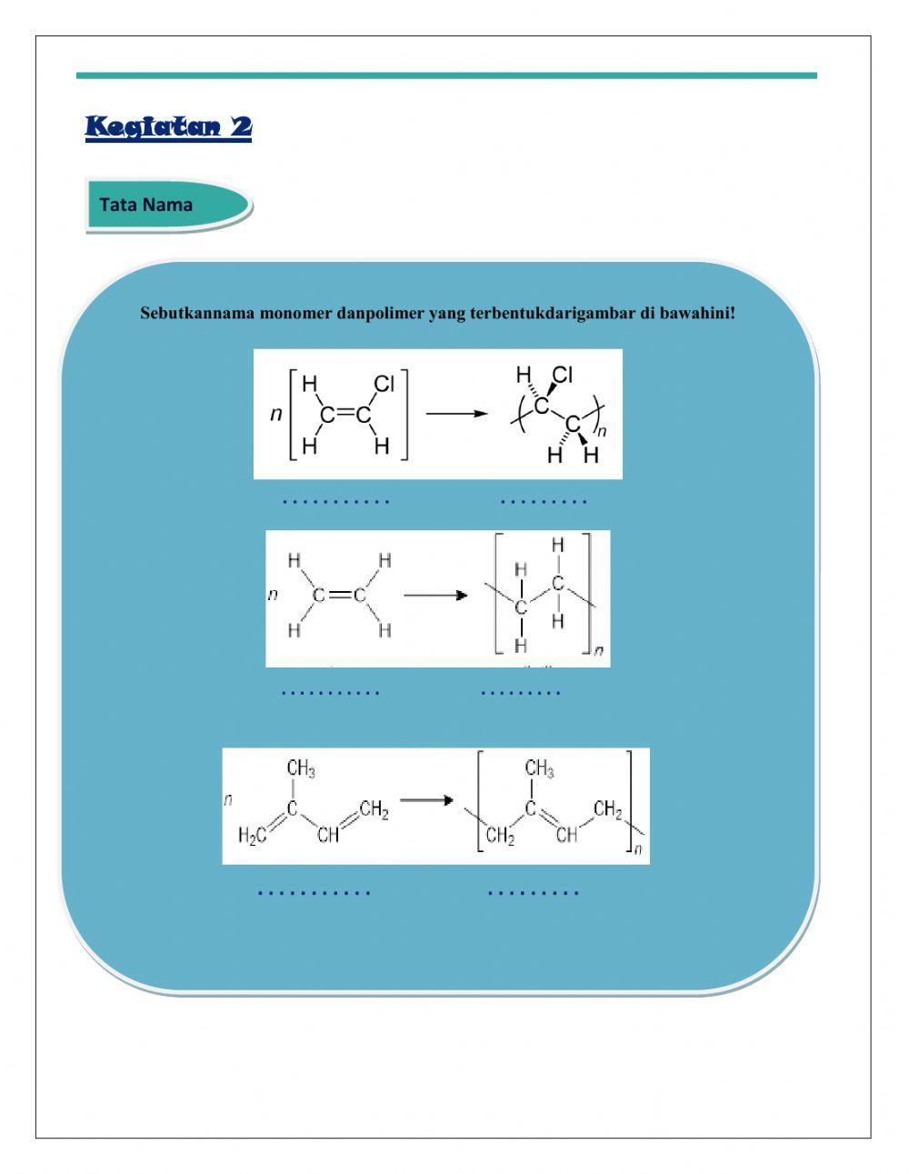 LKPD Polimer | Free Interactive Worksheets | 608617