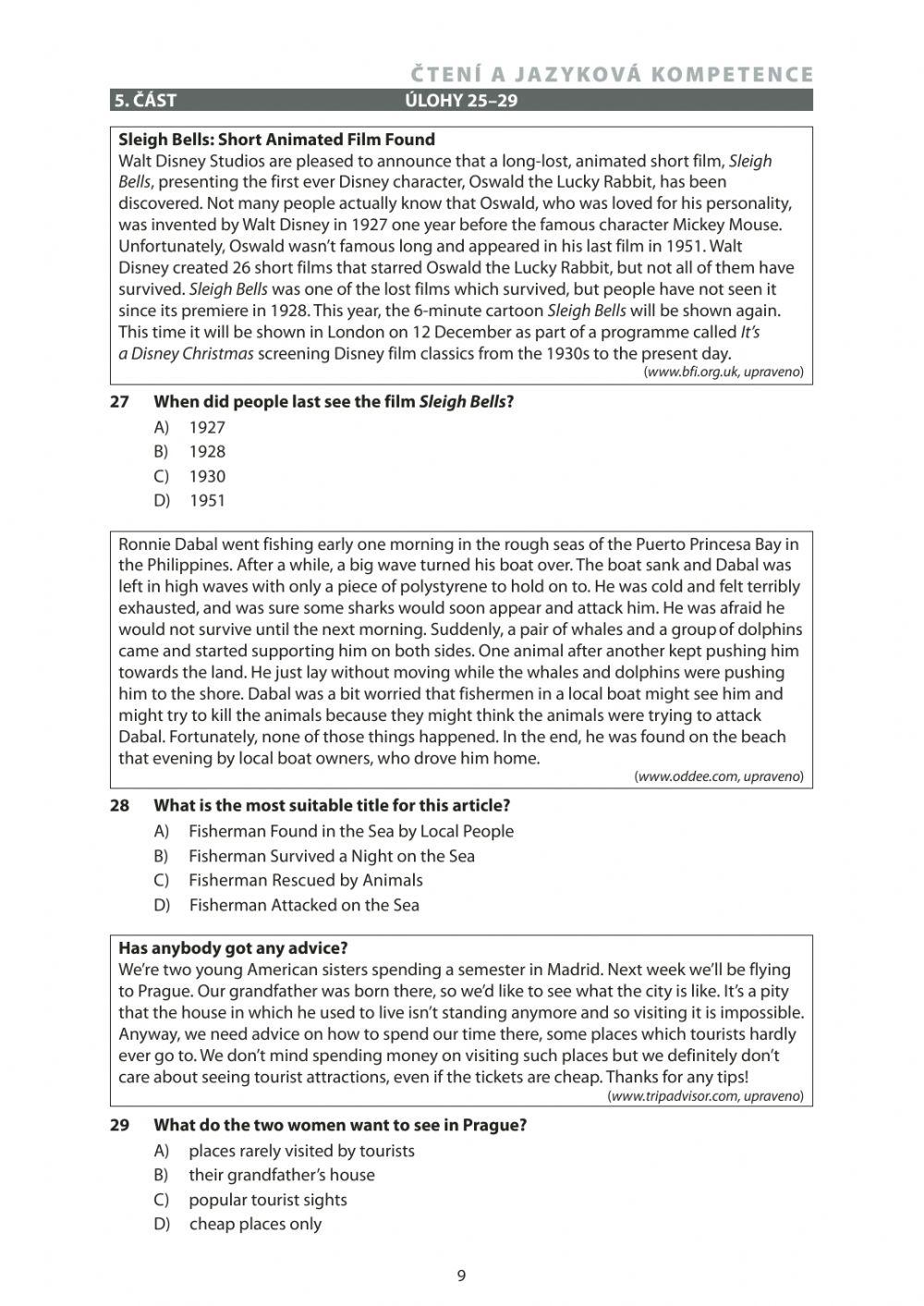 Reading Compreh… | Free Interactive Worksheets | 608658