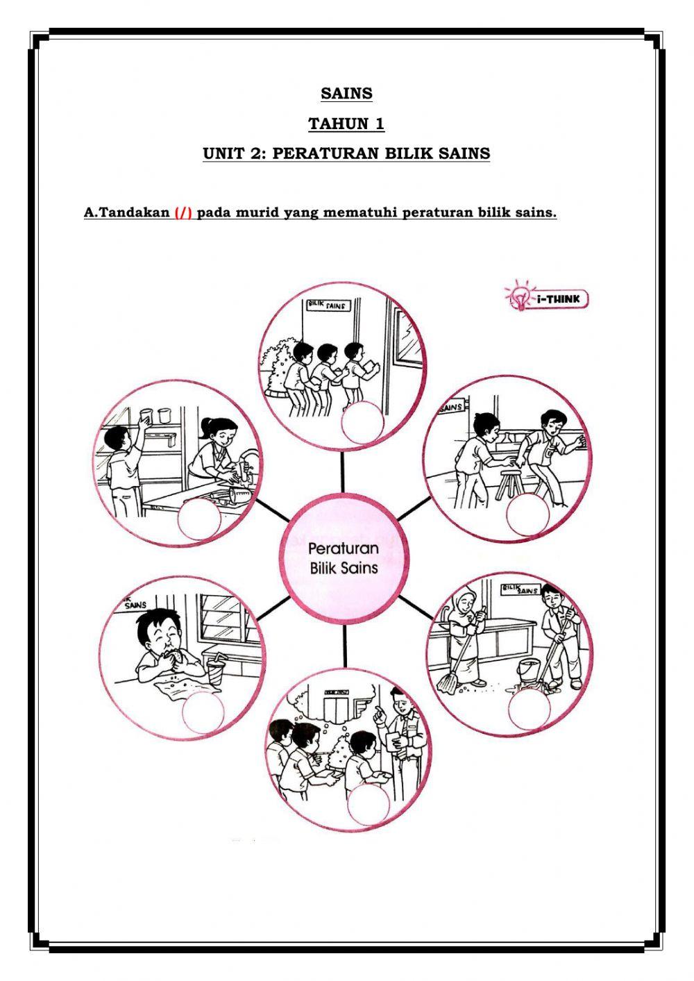 Peraturan Bilik… | Free Interactive Worksheets | 560595