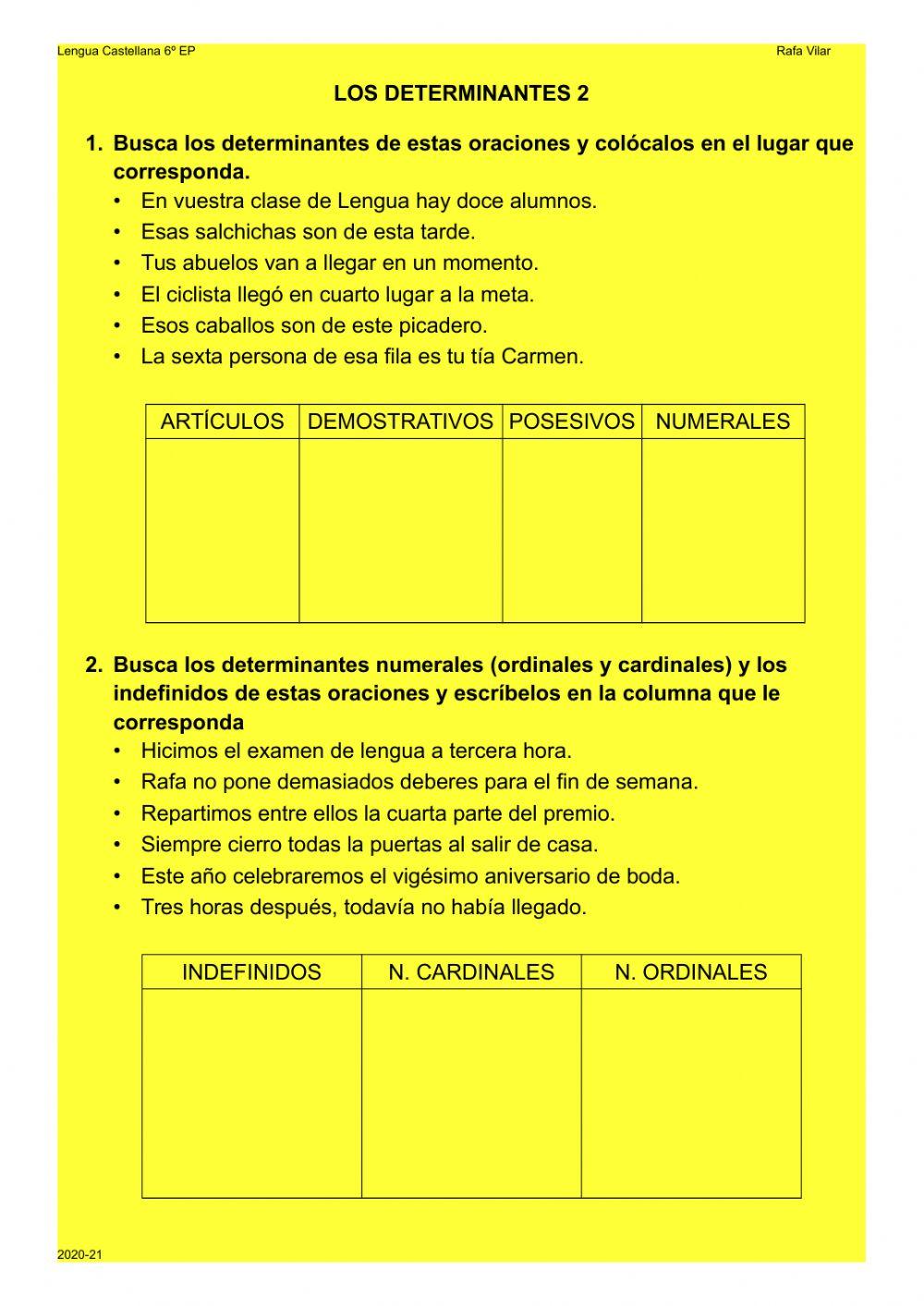 Determinantes 2 561183 | donatelo | Live Worksheets