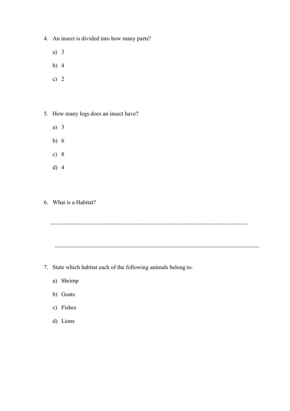 Science Revision | Free Interactive Worksheets | 561301