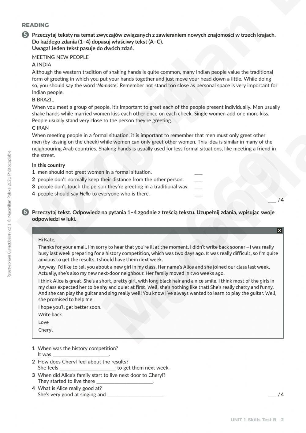 Macmillan Repet… | Free Interactive Worksheets | 6293427